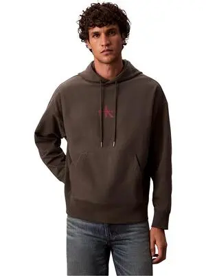 Calvin Klein Premium Fleece Hoodie - Beluga