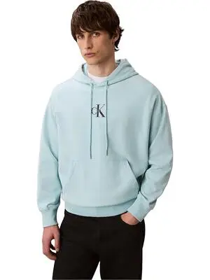 Calvin Klein Premium Fleece Hoodie - Stratosphere