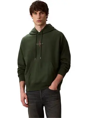 Calvin Klein Premium Fleece Hoodie - Sycamore