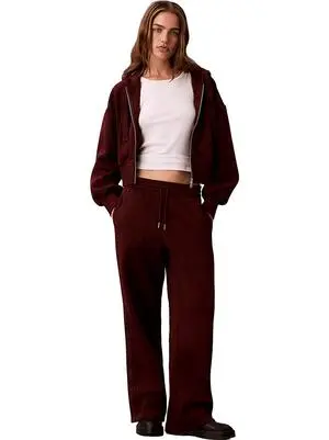 Calvin Klein Logo Tape Sweatpants - Merlot