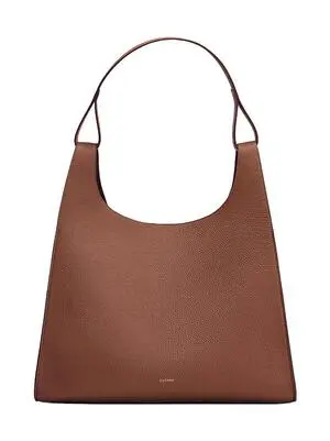 Cuyana Oversized Double Loop Bag - Dark Chestnut