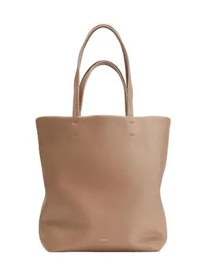 Cuyana Tall Easy Tote Cappuccino