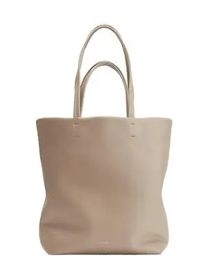 Cuyana Tall Easy Tote Stone