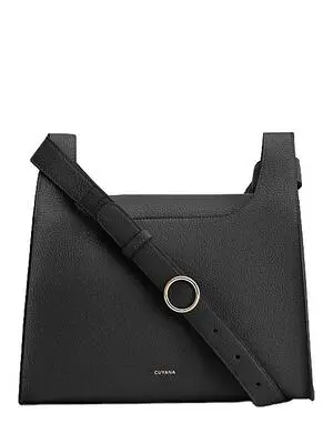 Cuyana Double Loop Shoulder Bag - Black