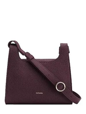 Cuyana Mini Double Loop Bag Plum