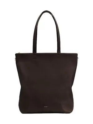 Cuyana Tall Easy Zipper Tote - Mocha