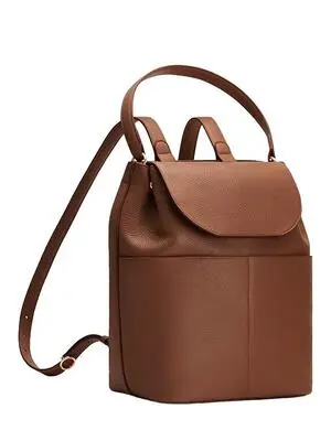 Cuyana 13" Laptop Backpack - Dark Chestnut