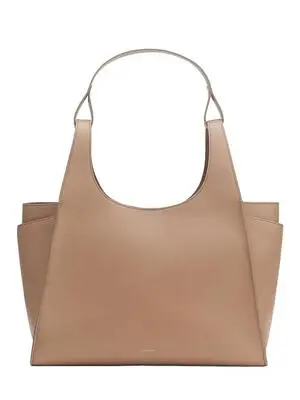 Cuyana Double Loop Satchel Cappuccino