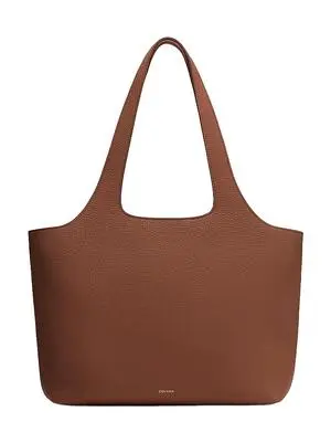 Cuyana System Zipper 13 Laptop Tote - Dark Chestnut