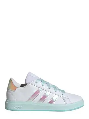 Adidas Grand Court Lifestyle Sneakers - Cloud White/flash Aqua/halo Mint
