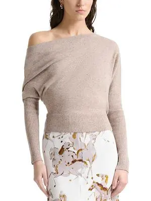 Altuzarra Paxi Cashmere Dolman Sleeve Sweater - Nimbus Melange