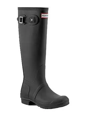Pink Original Tall Rain Boots - Black