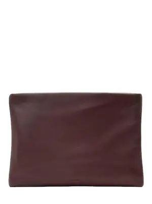 ALLSAINTS Bettina Sheepskin Leather Clutch