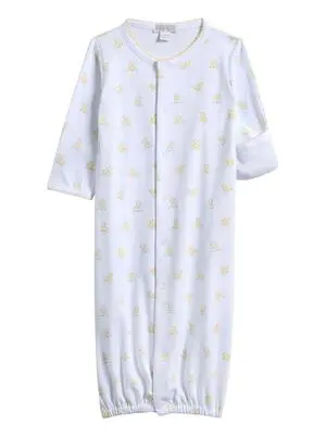 KISSY KISSY Hatchlings Print Pima Cotton Gown - Ducks