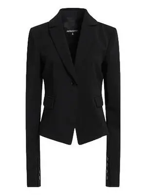 Patrizia Pepe Single-breasted Blazer - Black
