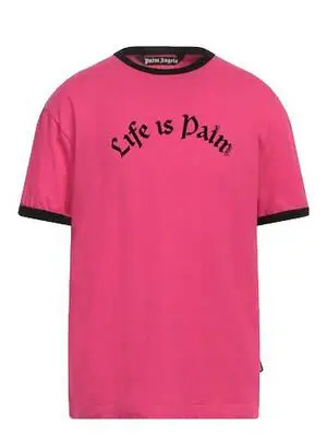 Palm Angels T-shirt Size Cotton, Polyester, Viscose - Fuchsia