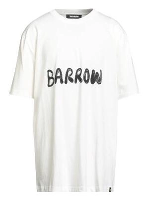 BARROW Man T-shirt Ivory Size M Cotton Ivory