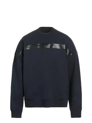 Armani Exchange Cotton-Blend Sweatshirt With Logo Appliqué Navy