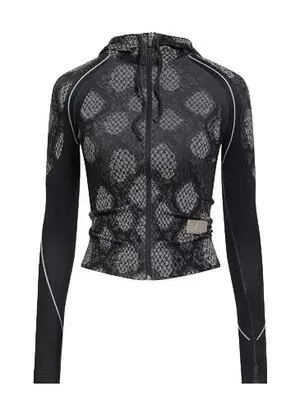 EA7 Snakeskin Print Sweatshirt - Black