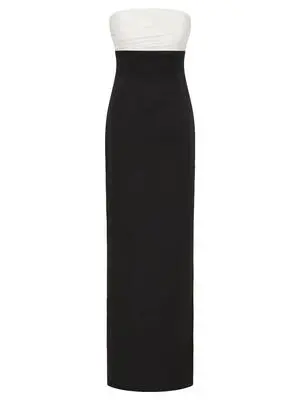 Rachel Gilbert Strapless Gown - Black