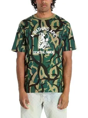 A BATHING APE Trial Camo T-shirt - Green