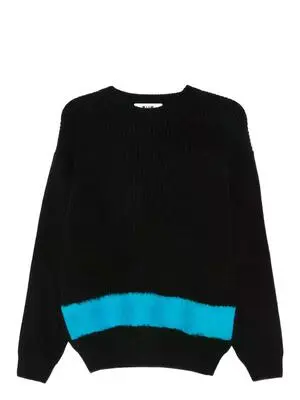 MSGM Ribbed Wool Sweater - Black
