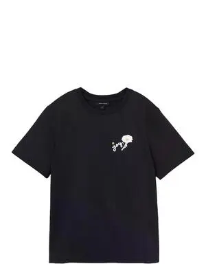 Marc Jacobs Daisy Cotton T-shirt - Black