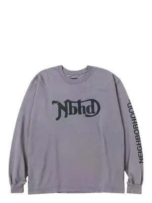 NEIGHBORHOOD Logo-print Long-sleeve T-shirt - Grey
