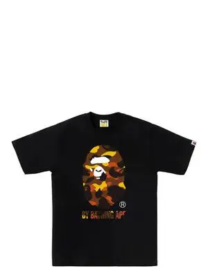 A BATHING APE Camouflage-print T-shirt - Black