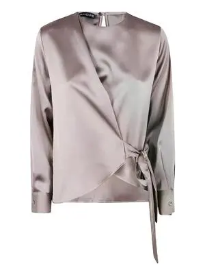 DRHOPE Wrap-tie Shirt - Neutrals