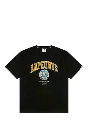 AAPE BY *A BATHING APE® Crest T-shirt - Black