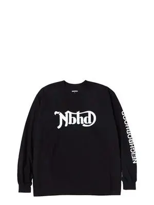 NEIGHBORHOOD Sleeve-detail Crew-neck Sweatshirt - Black