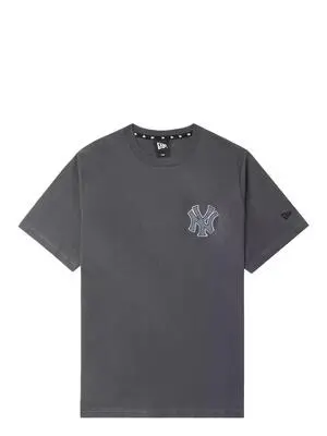 New Era Yankees Logo-embellished T-shirt - Grey