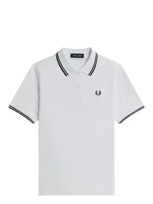Fred Perry Tipped-collar Polo Top - White