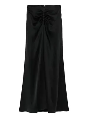 Raquel Diniz Elis Gathered Maxi Skirt - Black