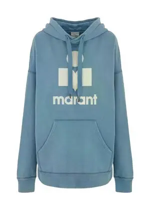 Valentino Garavani Logo-print Hoodie - Blue