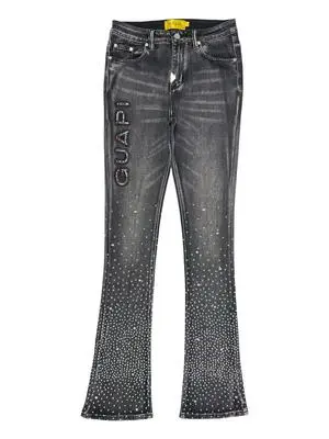 GUAPI Crystal-embellished Jeans - Black