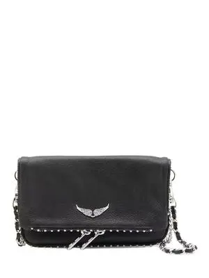 Zadig&Voltaire Rock Leather Shoulder Bag - Black