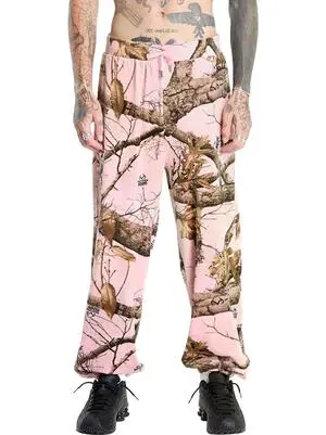 PLEASURES X Juicy Couture Realtree Velour Track Pants - Pink