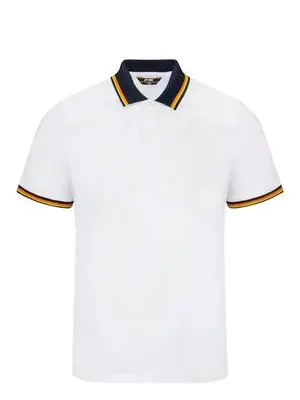 K-WAY Vince Tiped Polo Shirt - White