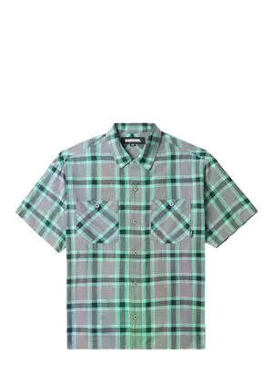 NEIGHBORHOOD Checked Patch-pocket Shirt - Grey