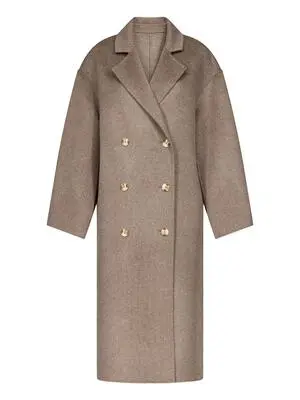 Loulou De Saison Borneo Long Coat Green