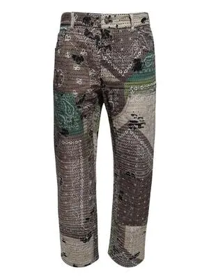 PARIS LAUNDRY Boro Carpenter Jeans In Japanese Denim - Black