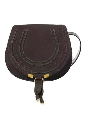 Chloé Marcie Mini Leather Bag - Brown