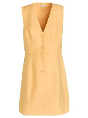 SANDRO Layered Twill Mini Dress