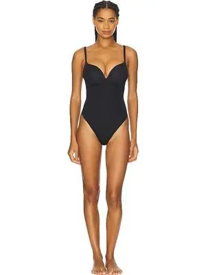 SKIMS Push-up Thong Bodysuit - Onyx
