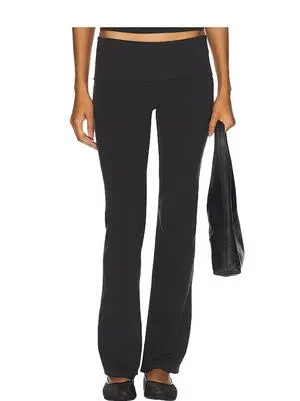 SKIMS Cotton Jersey Foldover Pant - Soot