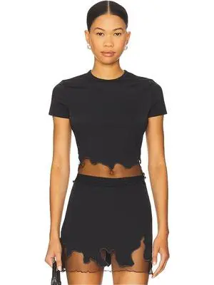 Diesel Inlay Top - Black