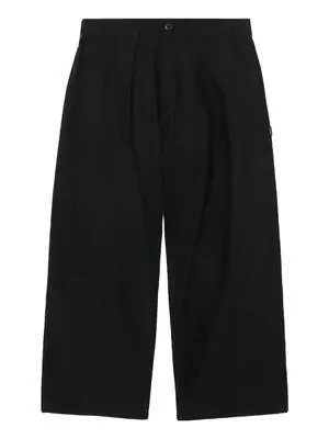 NEIGHBORHOOD Pleated Side-pocket Trousers - Black