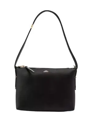 TOTEME Bevel Zip Shoulder Bag - Black